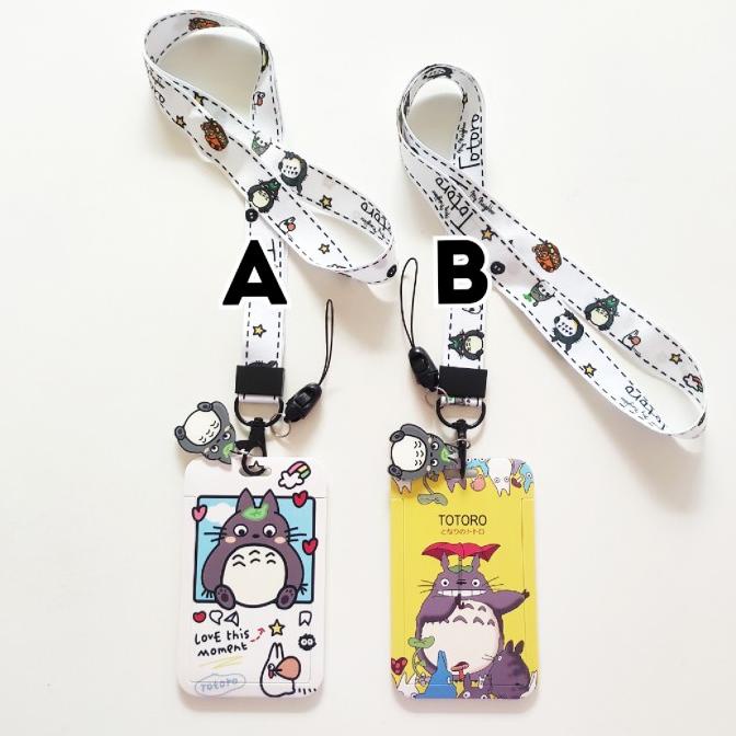Jual ID Card Holder Name Tag Lanyard / Kalung Kartu Totoro Studio ...