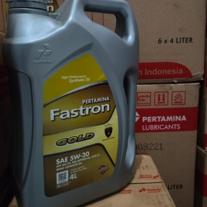 Jual Oli Mobil Pertamina Fastron Gold 5w 30 4l | Shopee Indonesia