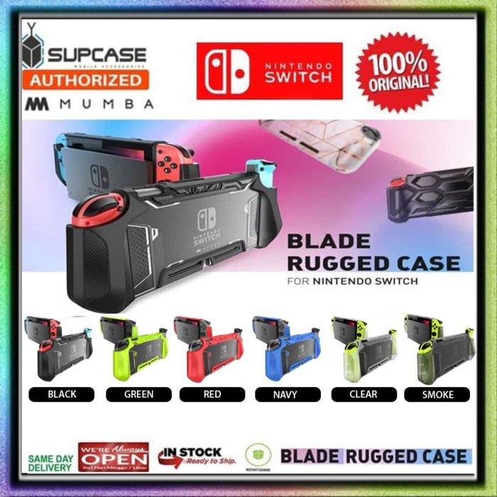 Jual Nintendo Switch Case Mumba Blade Series Heavy Duty Grip Cover ...