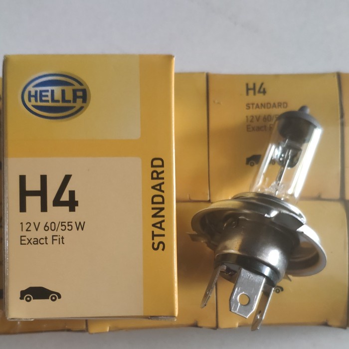 Jual Lampu Halogen HELLA H4 12V 60/55W P43T Original ORIGINAL | Shopee Indonesia