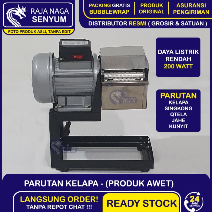 Jual Mesin Parutan Kelapa / Parut Singkong Nanas Qtela Jahe Low Watt ...