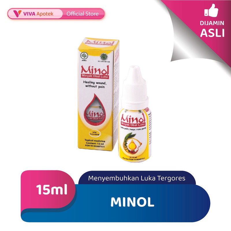 Jual Minol untuk Menyembuhkan Luka Tergores atau Terpotong (15 ml ...