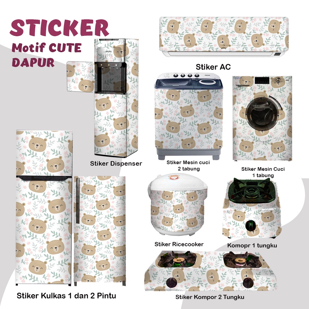 Jual Aesthetic Tabung Mata Sticker Collection - Stiker Kulkas, Kompor ...