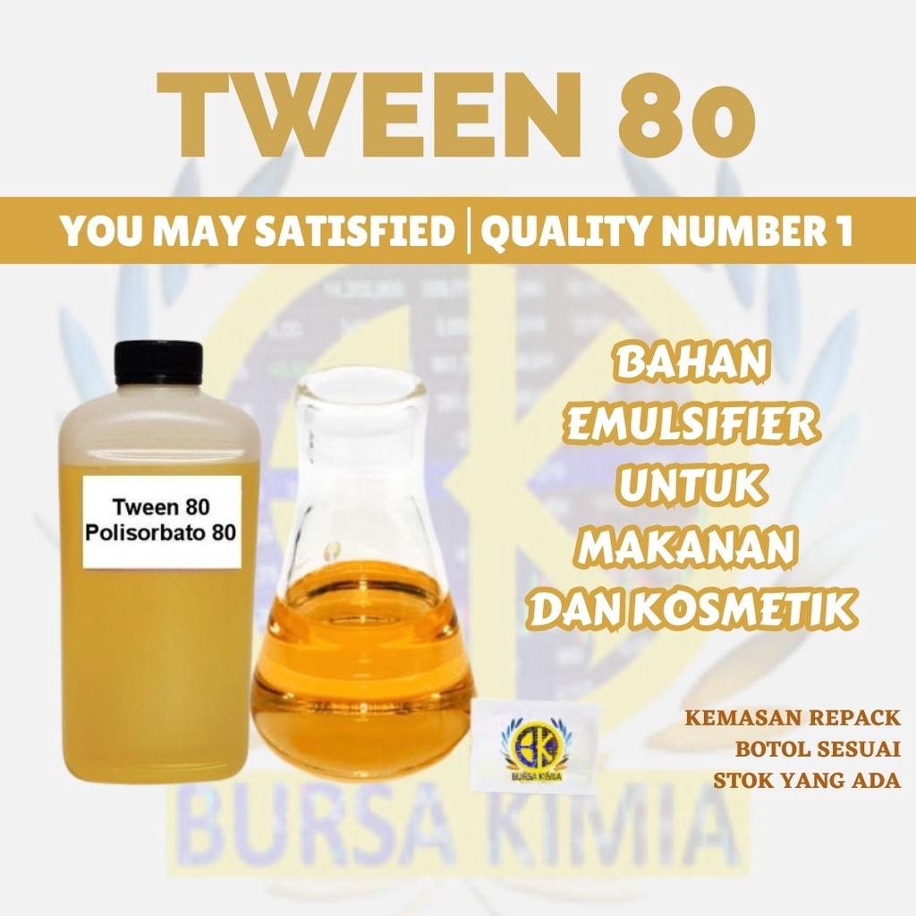 Jual original 100gr murni Tween 80/Twen 80/Polysorbate 80/Polisorbat 80 ...