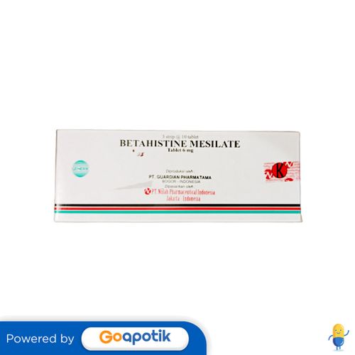 Jual BETAHISTINE MESILATE NULAB 6 MG BOX 30 TABLET | Shopee Indonesia