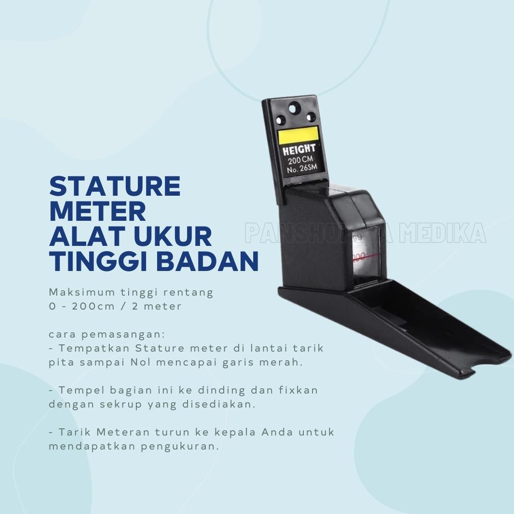 Jual Terbaru Alat Pengukur Tinggi Badan Dewasa Dan Anak Gea / Stature ...