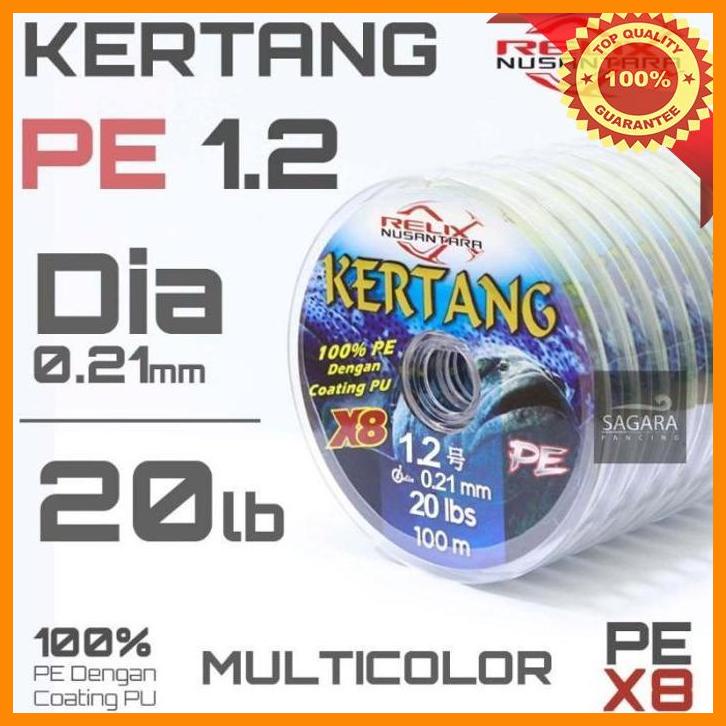 Jual (UIK) SENAR PE X8 KERTANG CONNECTED DARI RELIX NUSANTARA | Shopee Indonesia