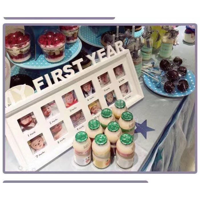 Jual BINGKAI FRAME FOTO BAYI MY FIRST YEAR BABY 1 BULAN SAMPAI 12 BULAN ...