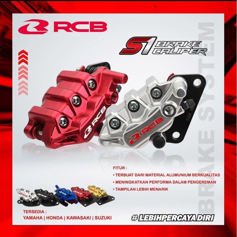 Jual Kaliper RCB Tipe S1 Mio, Fino 115, Mio Soul,Mio M3,Mio Soul Gt,Mio ...