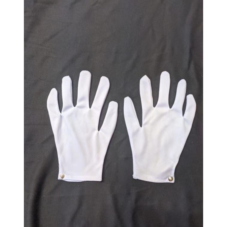 Jual Grosir 1 Lusin Sarung Tangan Putih Polos/ Sarung Tangan Kain ...