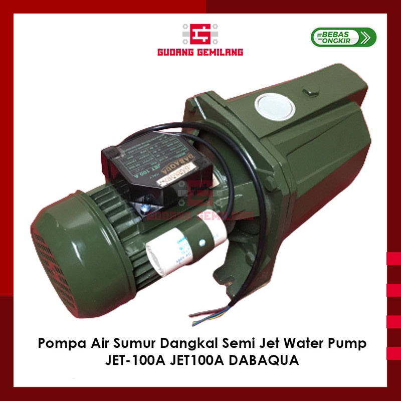 Jual Pompa Air Sumur Dangkal Semi Jet Water Pump JET-100A JET100A ...