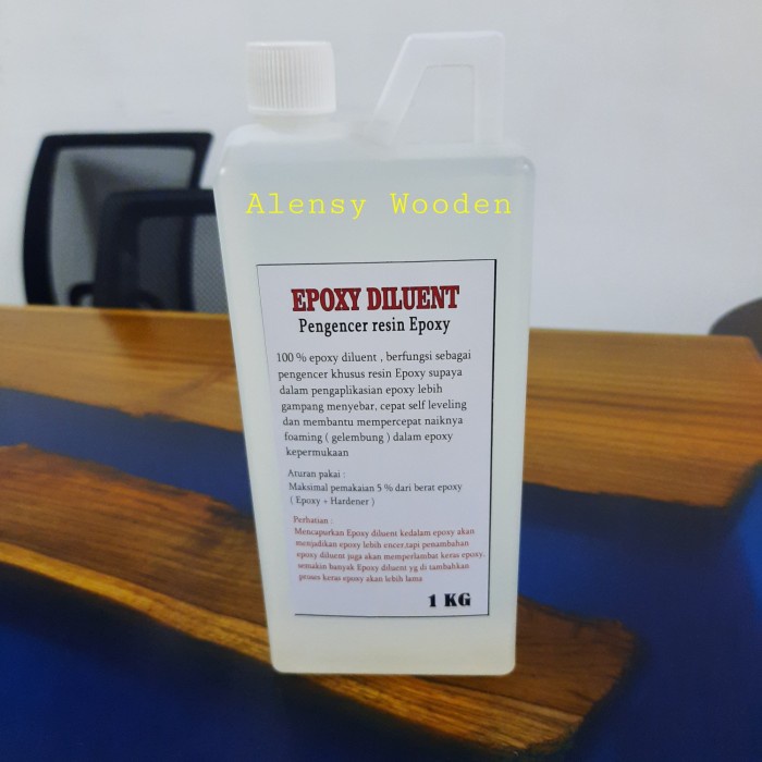 Jual Epoxy Diluent 1 kg , Pengencer resin Epoxy | Shopee Indonesia