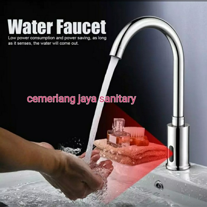 Jual Kran Kitchen Sink Sensor Automatic/Kran Wastafel Otomatis Sensor ...