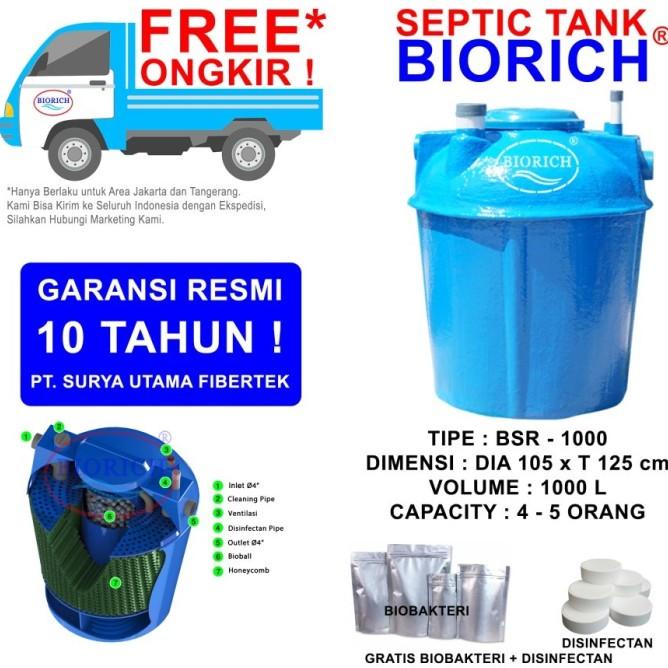 Jual Septic Tank Bio 1000 Liter - Biotech - Biofil - Biotank - Best ...