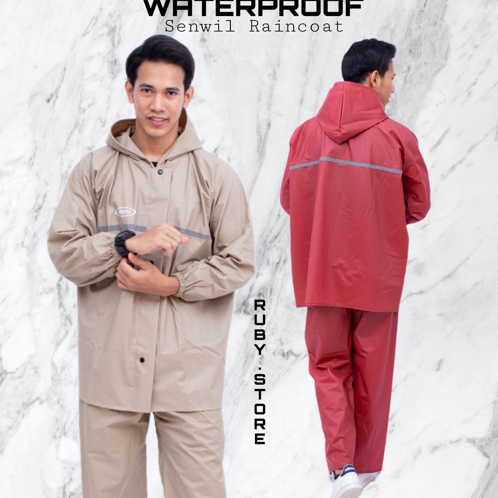Jual Harga Bersahabat!!!! Jas Hujan Senwil Tebal Setelan Pria Wanita Dewasa Anti Rembes | Shopee ...