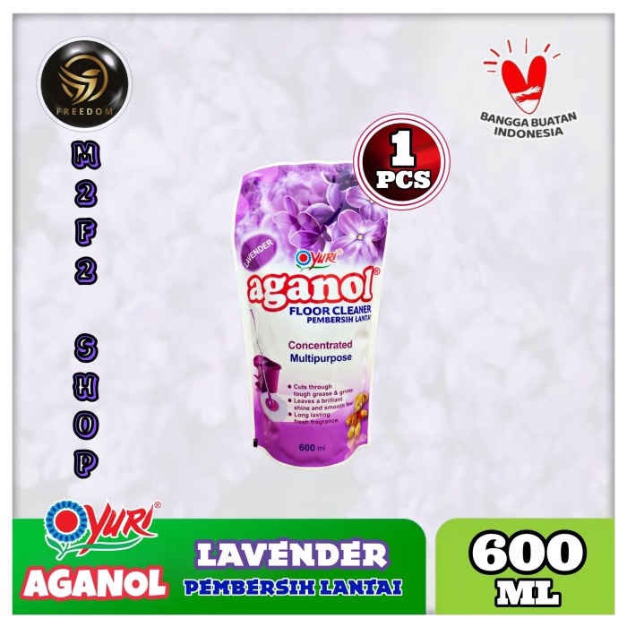 Jual Yuri Aganol Bunga Lavender Floor Clean | Pembersih Lantai - 600 ml ...