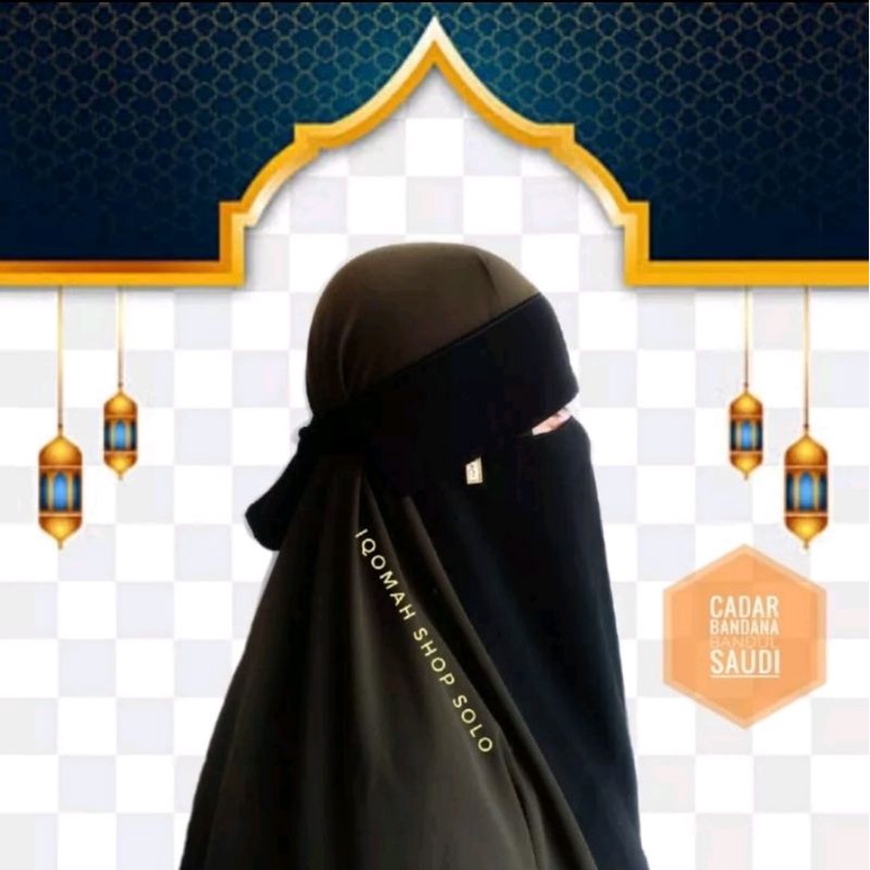 Jual cadar poni original saudi beedon essem | niqob saudi original ...