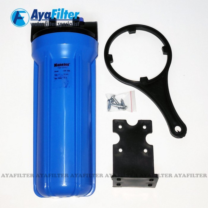 Jual Housing Filter Ukuran 10″ Warna Biru (Merk Nano) | Shopee Indonesia