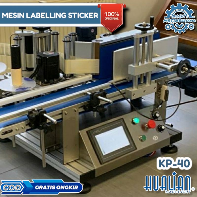 Jual Mesin Automatic Labelling Sticker KP-40 Mesin Tempel Sticker Label ...
