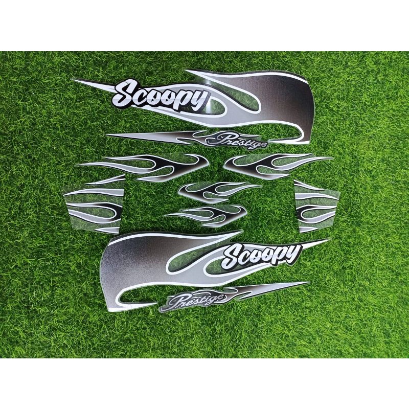 Jual STRIPING TRANSPARAN SCOOPY COSTUM API HO | Shopee Indonesia