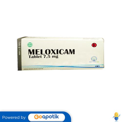 Jual MELOXICAM MULIA 7.5 MG BOX 50 TABLET | Shopee Indonesia