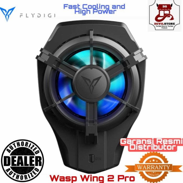 Jual Flydigi Wasp Wing 2 Pro Super Fast Fan Cooling For Gaming Phone ...