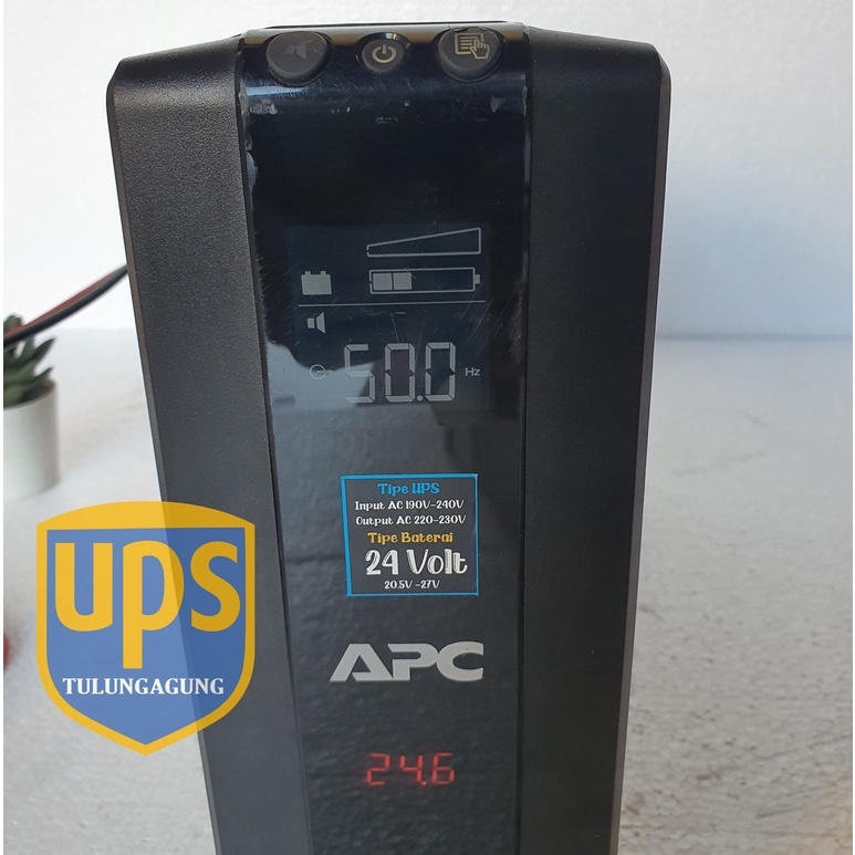 Jual UPS LCD Display & AVR 900VA \ 550W Modifikasi AKI 2 x 12V 7A- 100A ...