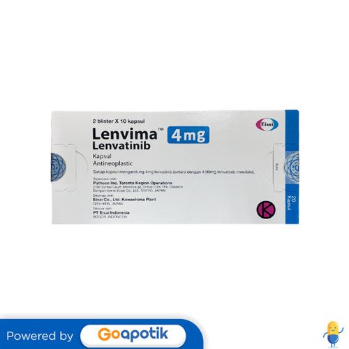 Jual LENVIMA 4 MG BOX 20 KAPSUL | Shopee Indonesia
