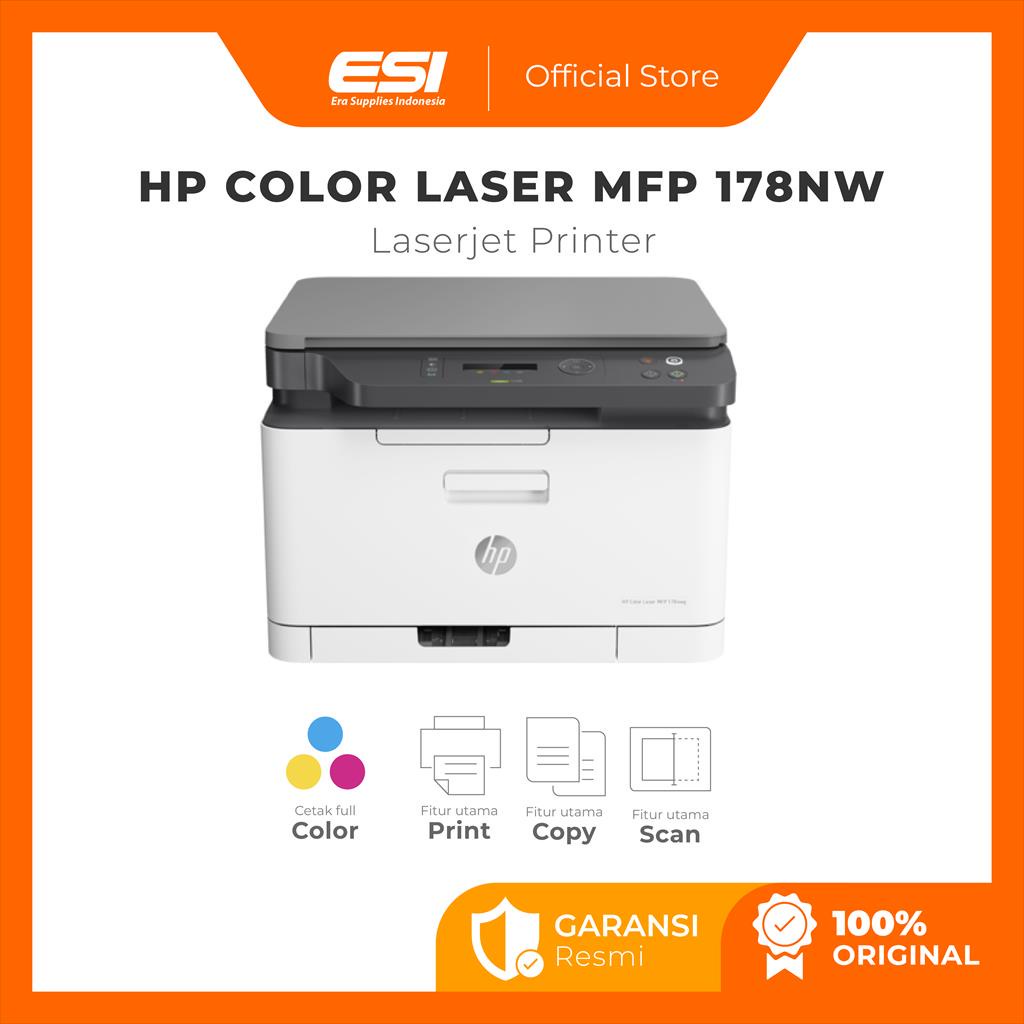 Jual HP Color Laser MFP 178nw Printer | Shopee Indonesia