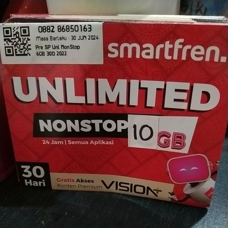 Jual Perdana Smartfren Unlimited Nonstop 6GB (21GB) | Shopee Indonesia