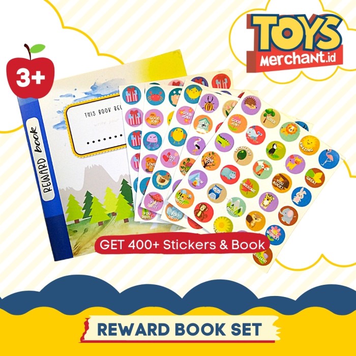 Jual Bestseller Reward Book Animal Kingdom Termasuk 400 Pcs Stiker ...