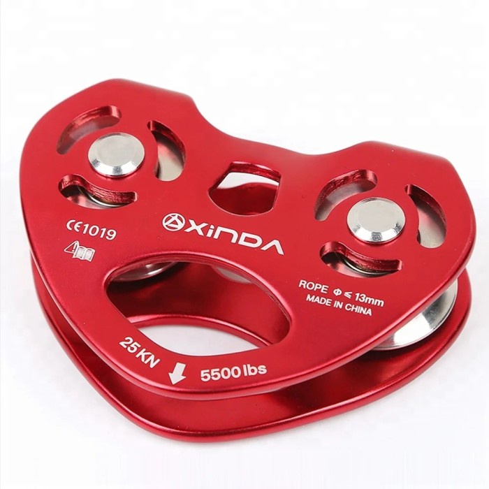 Jual Bestseller Pulley Double Tandem Xinda 25Kn For Rescue Flying Fox ...