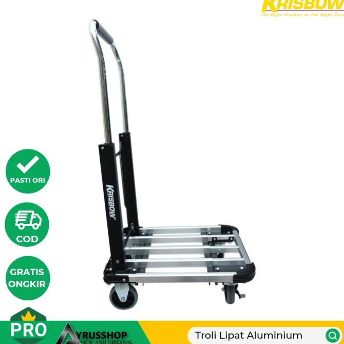 Jual ```````] Troli Barang Alumunium Lipat 150Kg/Hand Truck/Folding ...