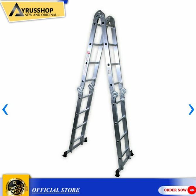 Jual =+=+=+] Tangga Lipat Alumunium 3.3m Krisbow Multipurpose Ladder ...