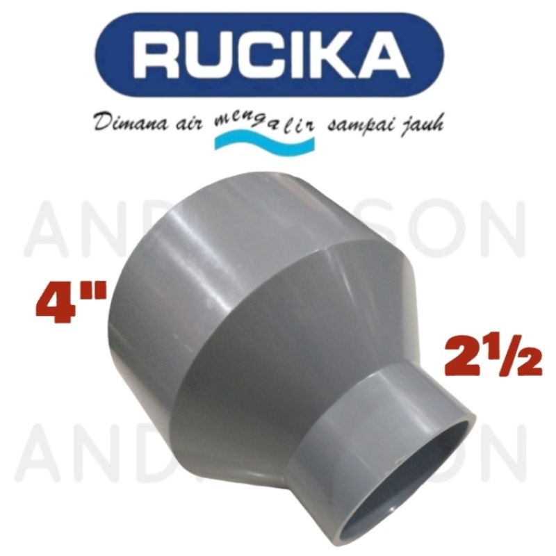 Jual RUCIKA R SOCK SOCKET PVC 4×2½ D SOCK SOKET PLASTIK SAMBUNGAN PIPA ...
