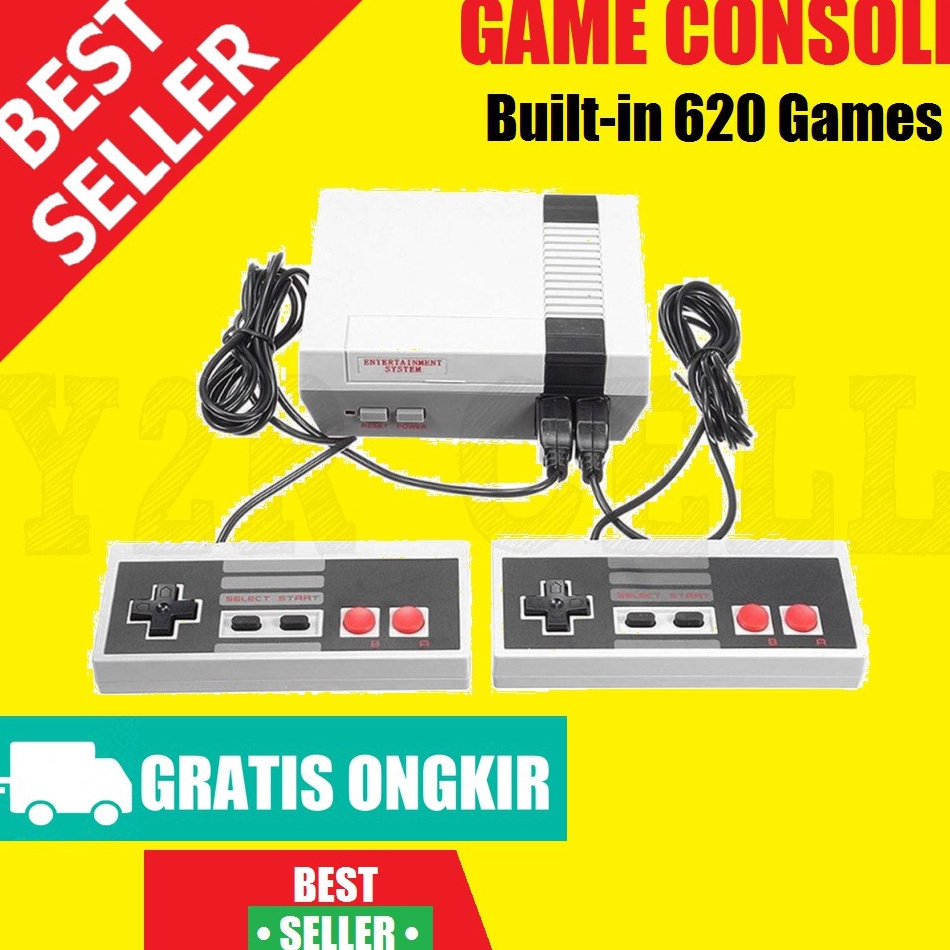 Jual Kekinian.. NINTENDO NES 620 CLONE GAME RETRO CLASSIC MINI BUILT IN ...