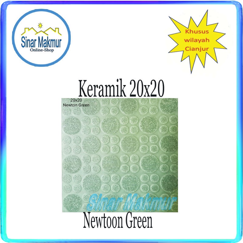 Jual Keramik Lantai 20x20 Newtone Green (PEGASUS) | Shopee Indonesia
