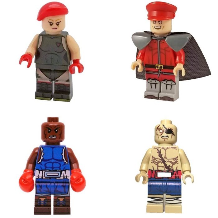 Jual Street Fighter Major Bison Camy Balrog Sagat Minifigure Lego ...