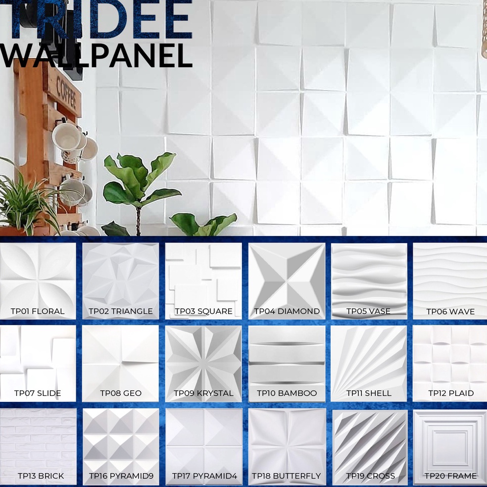 Jual Terlaris TRIDEE WALLPANEL | WALLPAPER DINDING DEKORASI | WALL ...