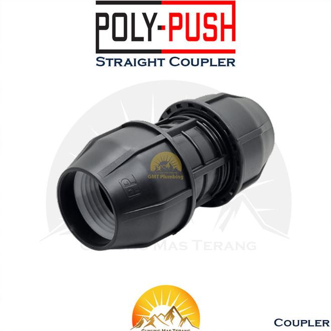 Jual Poly Push Coupling 110 Mm 4 In Fitting Pipa Hdpe Coupler Socket ...