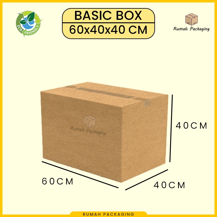 Jual Kardus / Karton Box Packing Polos Besar 60x40x40 cm | Shopee Indonesia