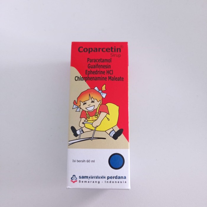 Jual Obat Batuk Pilek Anak Coparcetin Sirup 60 mL | Shopee Indonesia