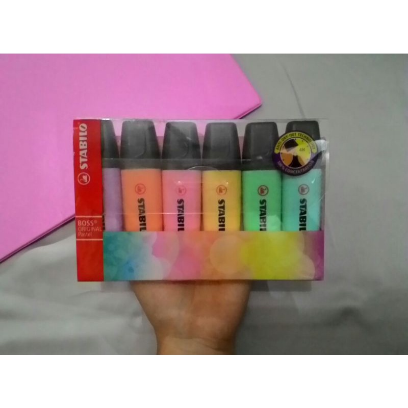 Jual Highliter Stabilo Boss Pastell Series | Shopee Indonesia