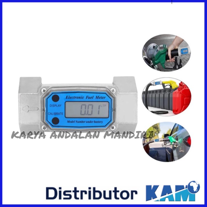 Jual PROMO!!! FLOW METER SOLAR DIGITAL FLOW METER BBM DIGITAL 2 INCH ...