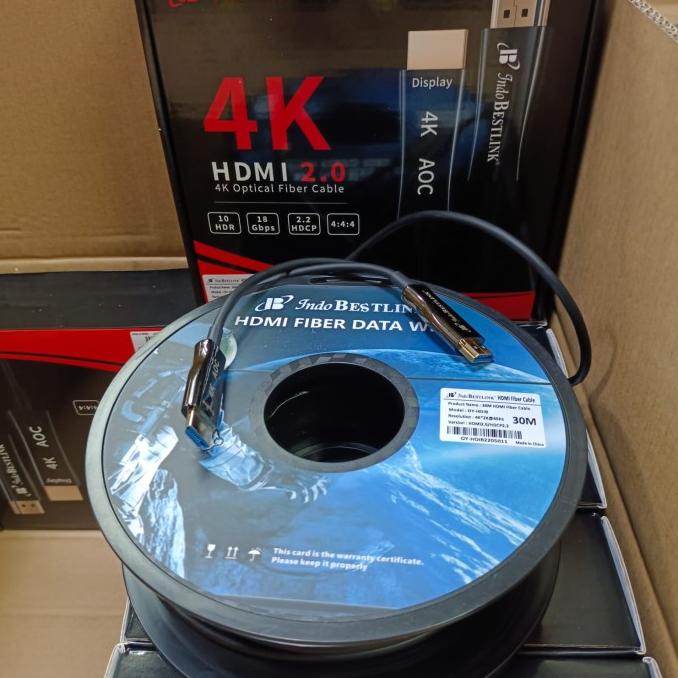 Jual Kabel Hdmi Fiber Optic 30Meter Support 4K Uhd | Shopee Indonesia