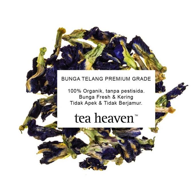 Jual Teh Bunga Telang Organik Segar Butterfly Pea Tea Premium | Shopee ...