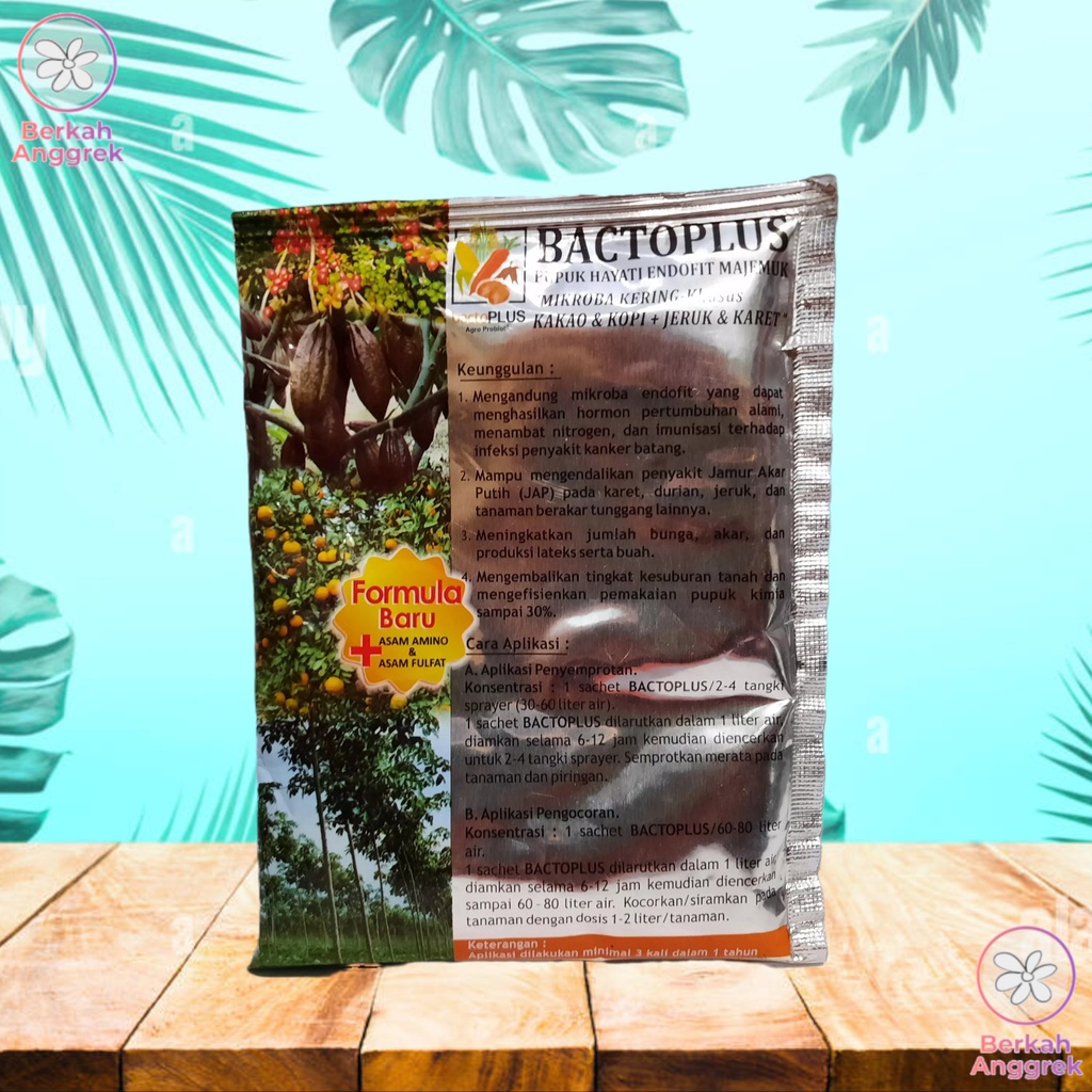 Jual Bactoplus Kakao 100 Gram Pupuk Organik Lengkap | Shopee Indonesia