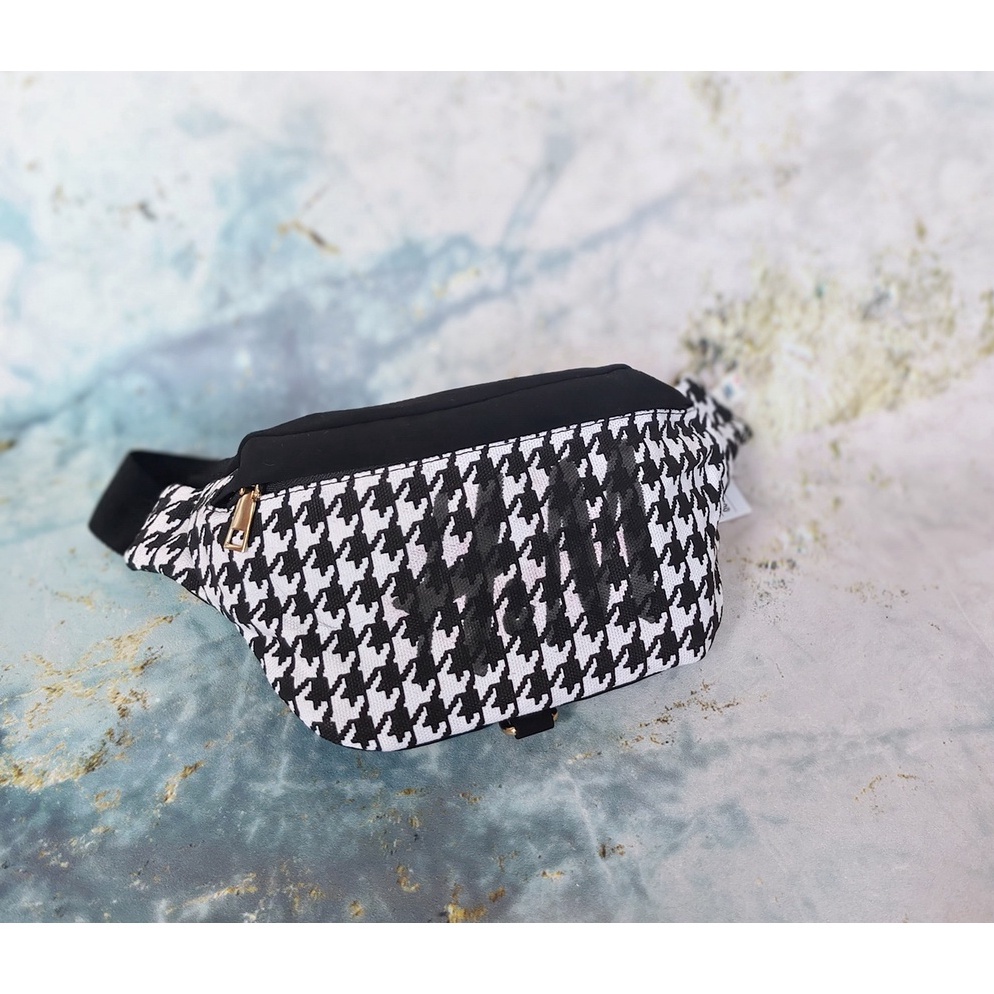 Jual [CODE BARANG 269DRH] H&M WAISTBAG Velvet ORI / TAS PINGGANG HNM ...