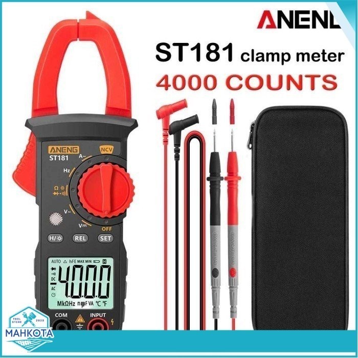 Jual Tang Multi Meter Ac/Dc Buzzer / Digital Clam Multimeter Aneng ...