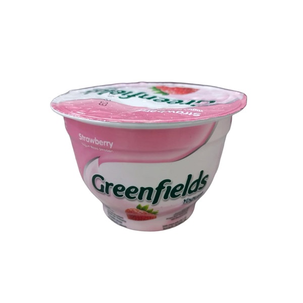 Jual GREENFIELDS YOGURT STRAWBERRY 125 GR | Shopee Indonesia